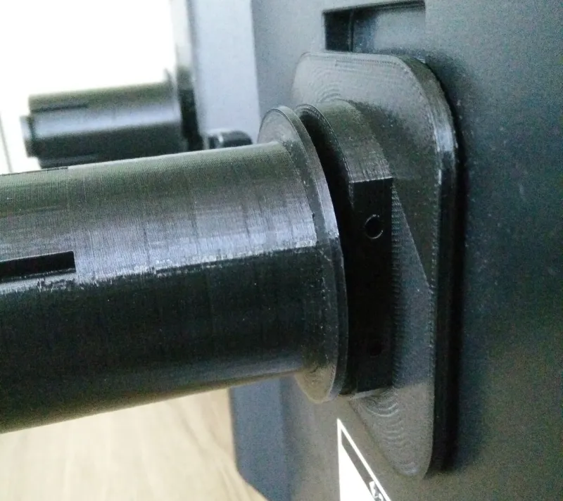 Improved Filament Mount + Guide for Flashforge Creator Pro by Zwom ...