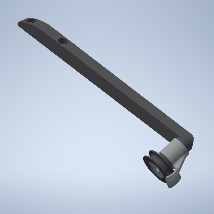 Improved Filament Mount + Guide for Flashforge Creator Pro by Zwom ...