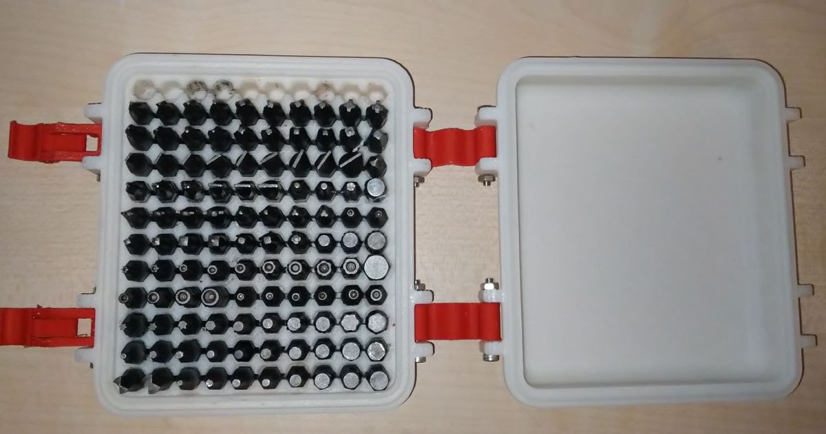 120 Bit Storage box by 93djen | Download free STL model | Printables.com