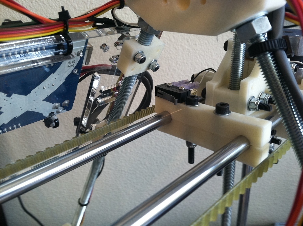 Mendel X-Axis Mechanical End Stop Switch Mount by Ryan | Download free ...