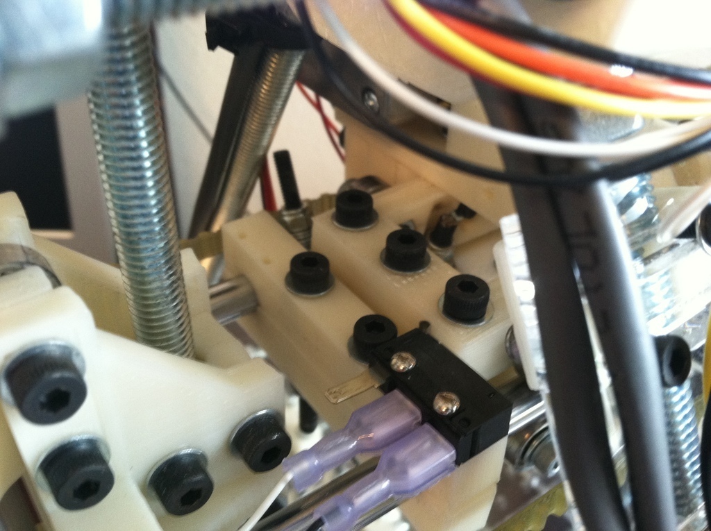 Mendel X-Axis Mechanical End Stop Switch Mount by Ryan | Download free ...