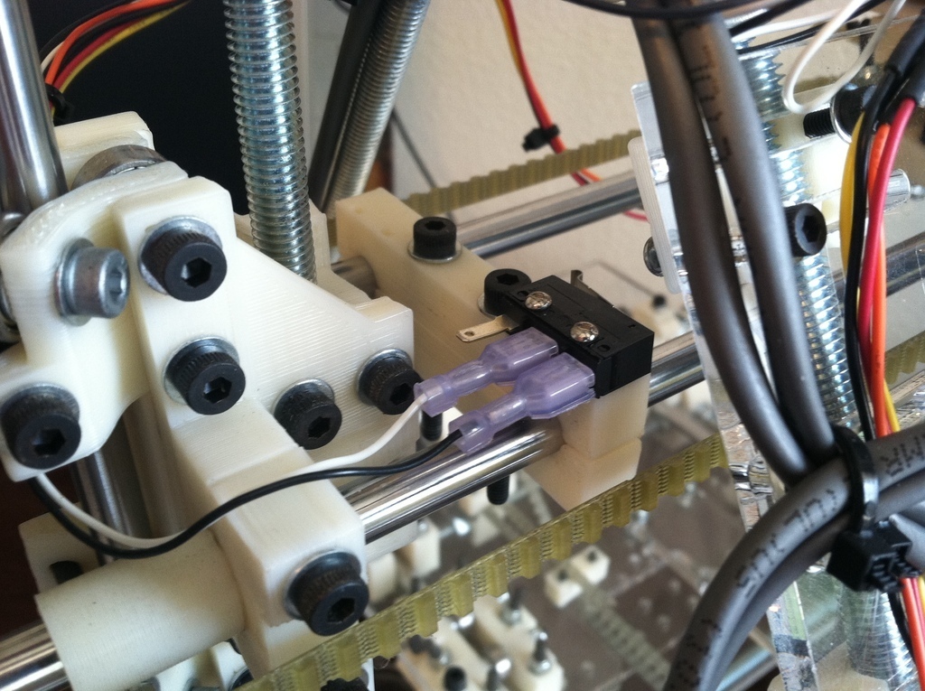 Mendel X-Axis Mechanical End Stop Switch Mount by Ryan | Download free ...