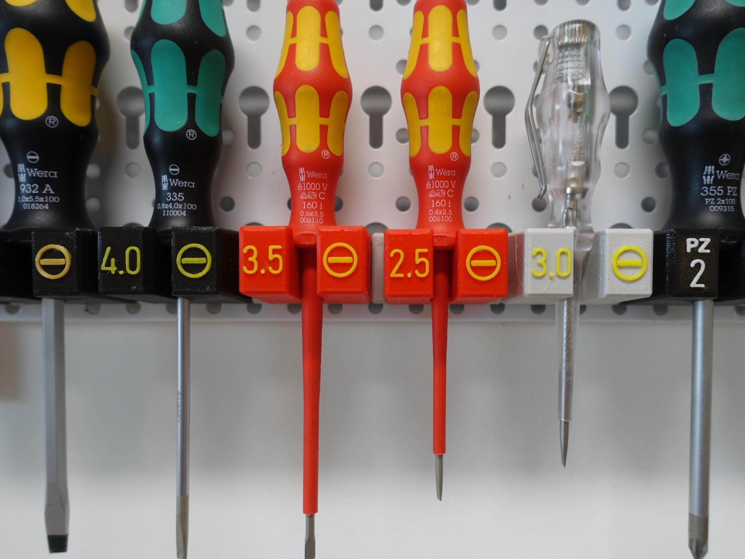 Wera Screwdriver Holder von ksuszka | Kostenloses STL-Modell ...