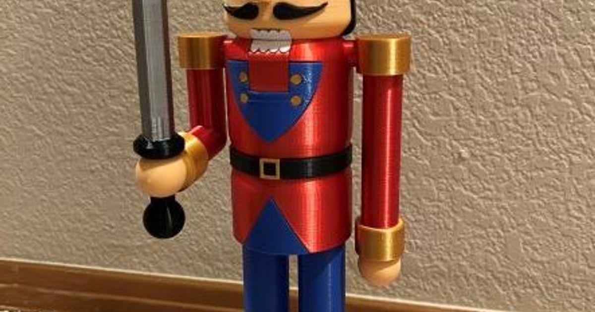 Nutcracker Soldier by Scaugust | Download free STL model | Printables.com