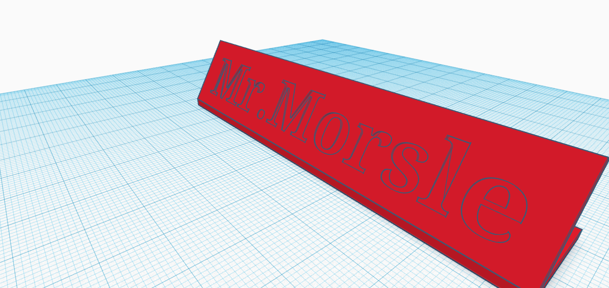 Customizable Nameplate by WhatsYourSettings | Download free STL model ...