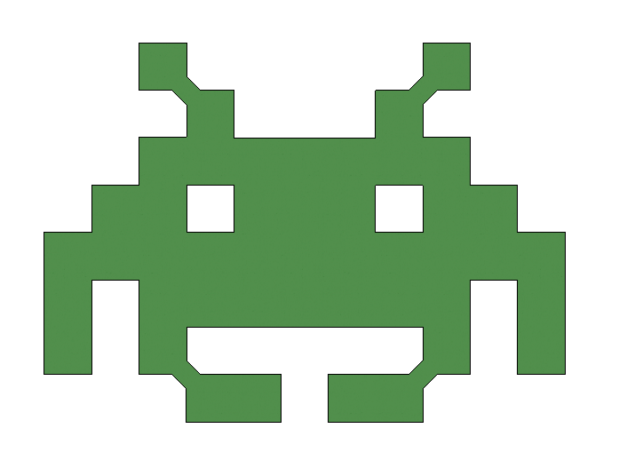 Space Invaders button by hmatostech | Download free STL model ...