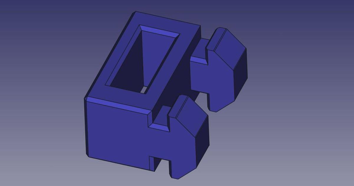 USB-Stick Halter für 20x20 Profil by Jimbo | Download free STL model ...