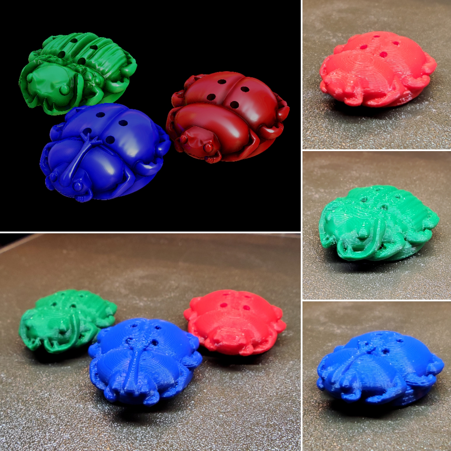 Beetle Buttons by BeetleBuild | Download free STL model | Printables.com