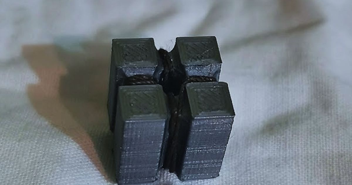 Cube button by Kuru | Download free STL model | Printables.com