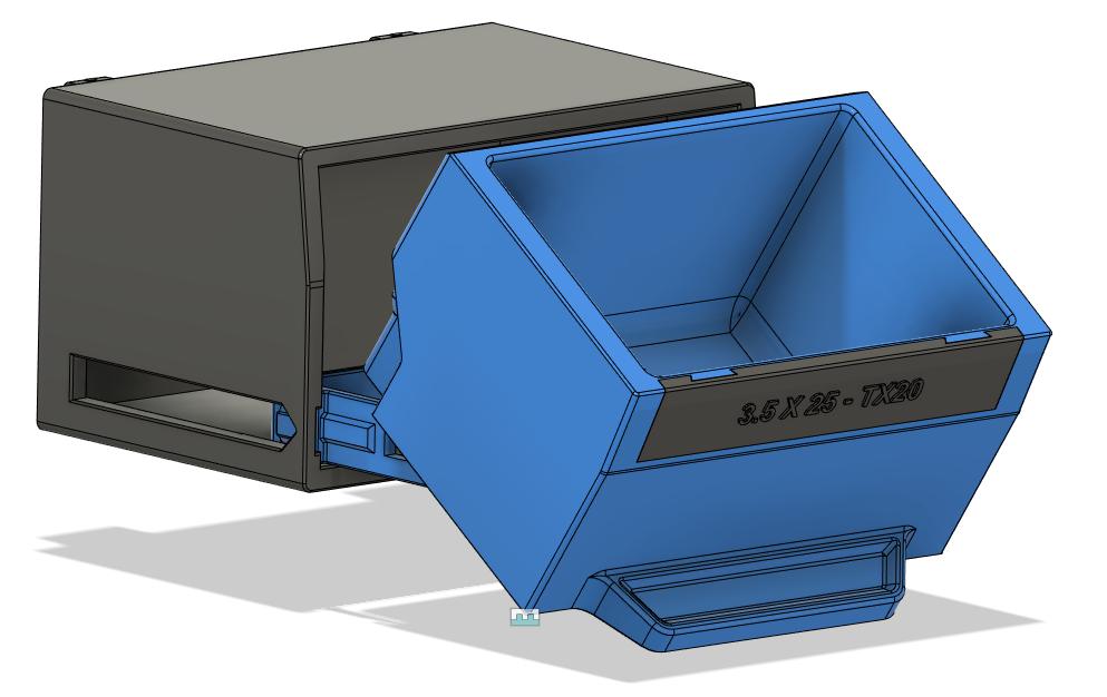 HSW - Customizable parametric sliding box by DennisP | Download free ...