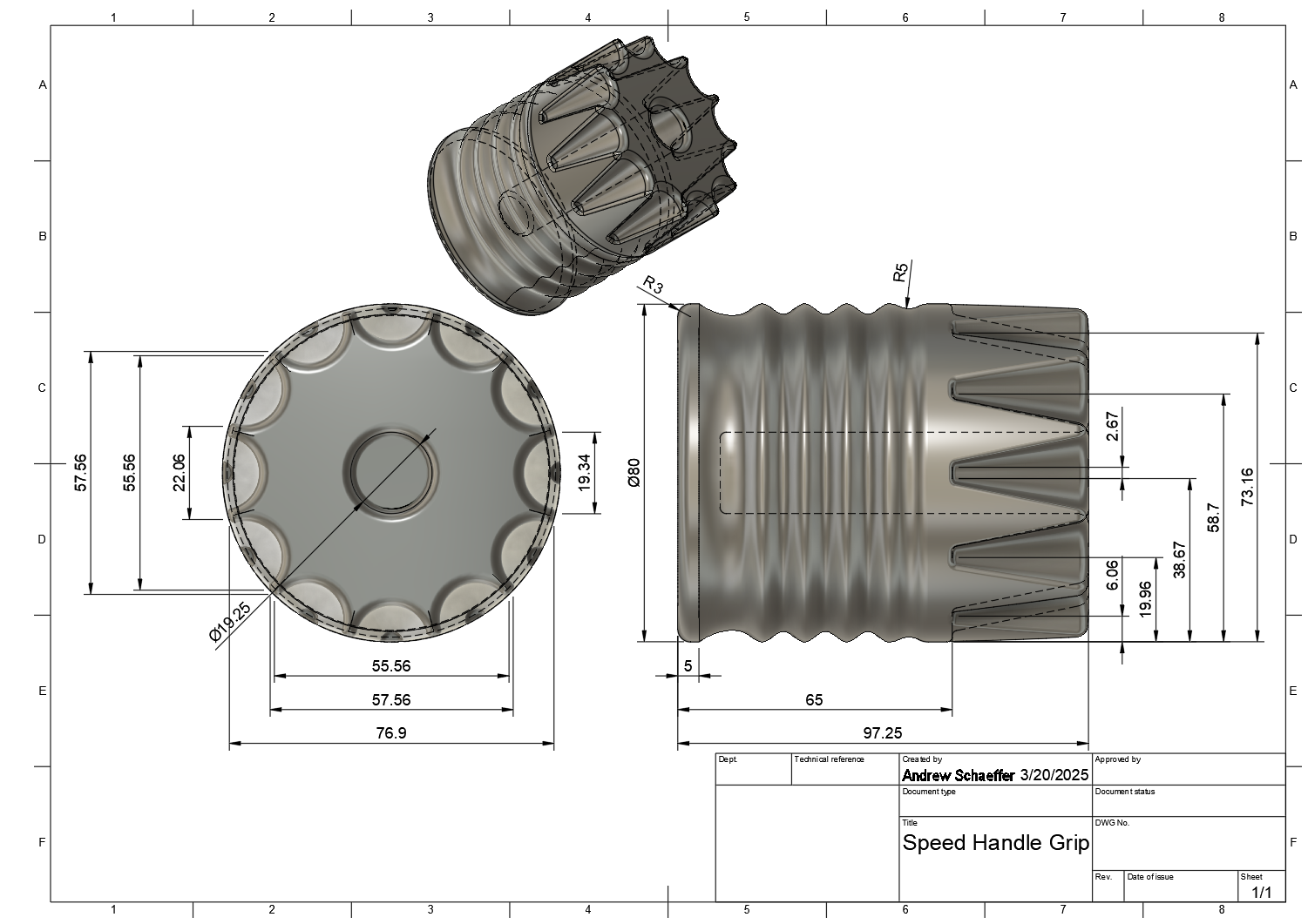 Speed Handle Ergo Grip Driver by Andrew Schaeffer | Download free STL ...