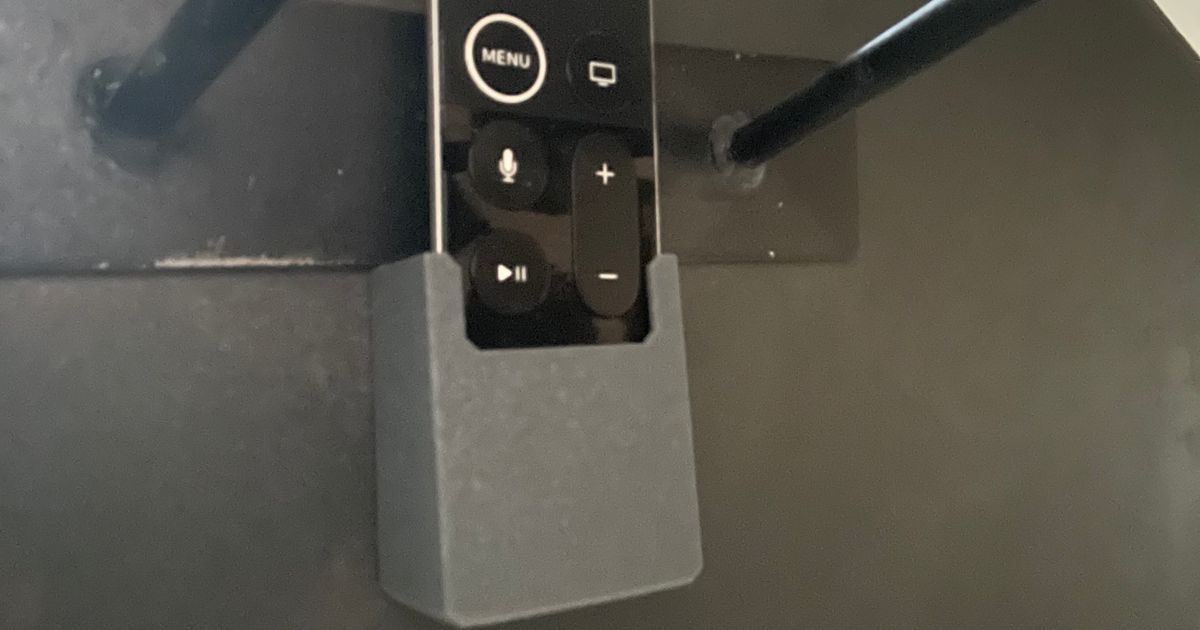 Apple TV Under The Table Remote Holder by Jonathan Levi | Download free ...