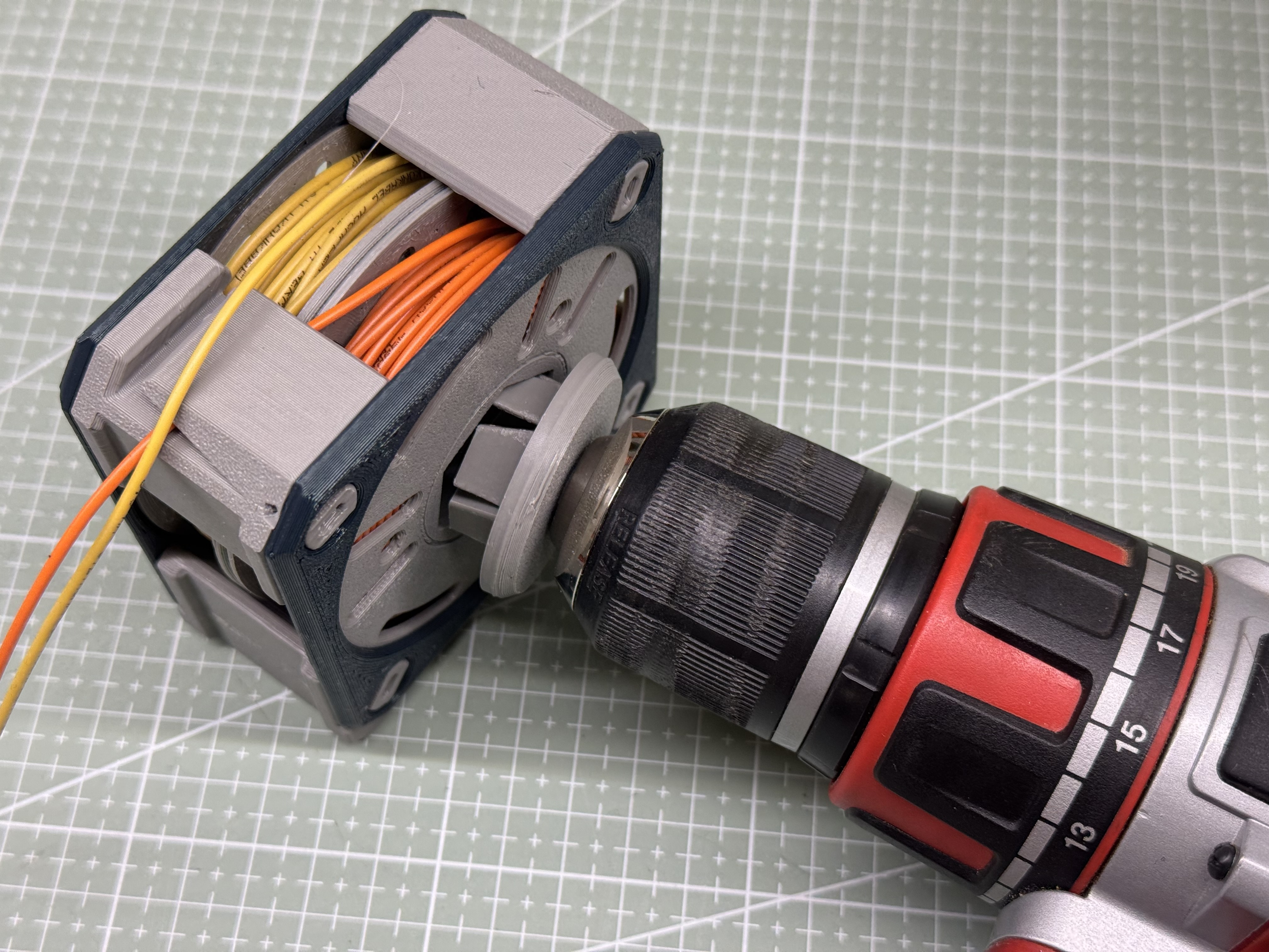 Cable Spool Holder Gridfinity by firstgizmo | Download free STL model ...
