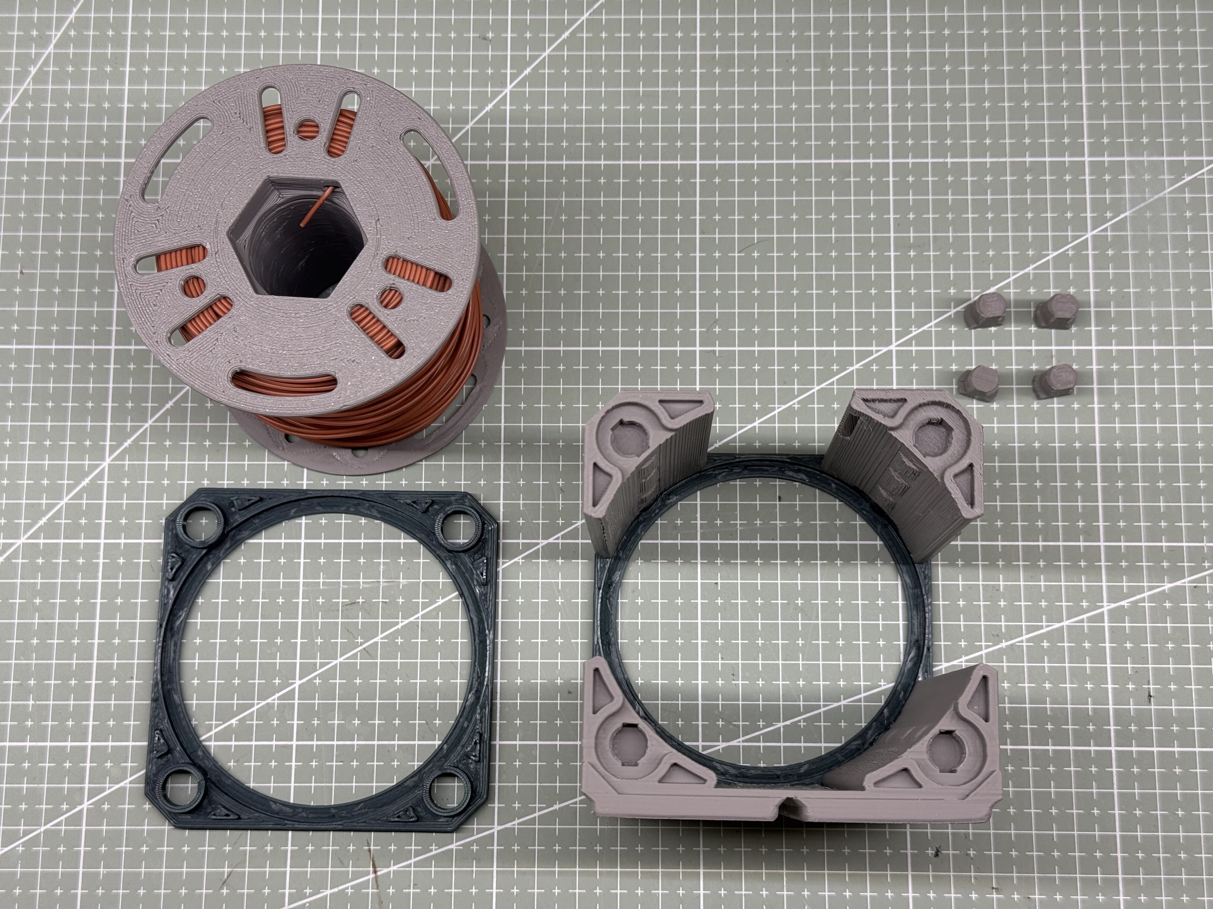 Cable Spool Holder Gridfinity by firstgizmo | Download free STL model ...