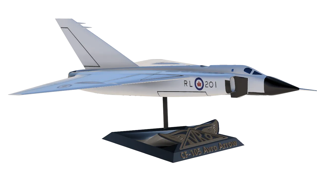 CF-105 Avro Arrow by rsfuhrer | Download free STL model | Printables.com