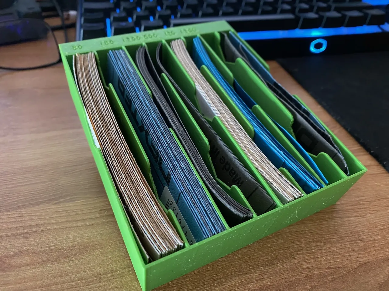 Sand Paper organizer by MP3D | Download free STL model | Printables.com