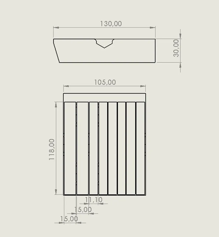 Sand Paper organizer by MP3D | Download free STL model | Printables.com
