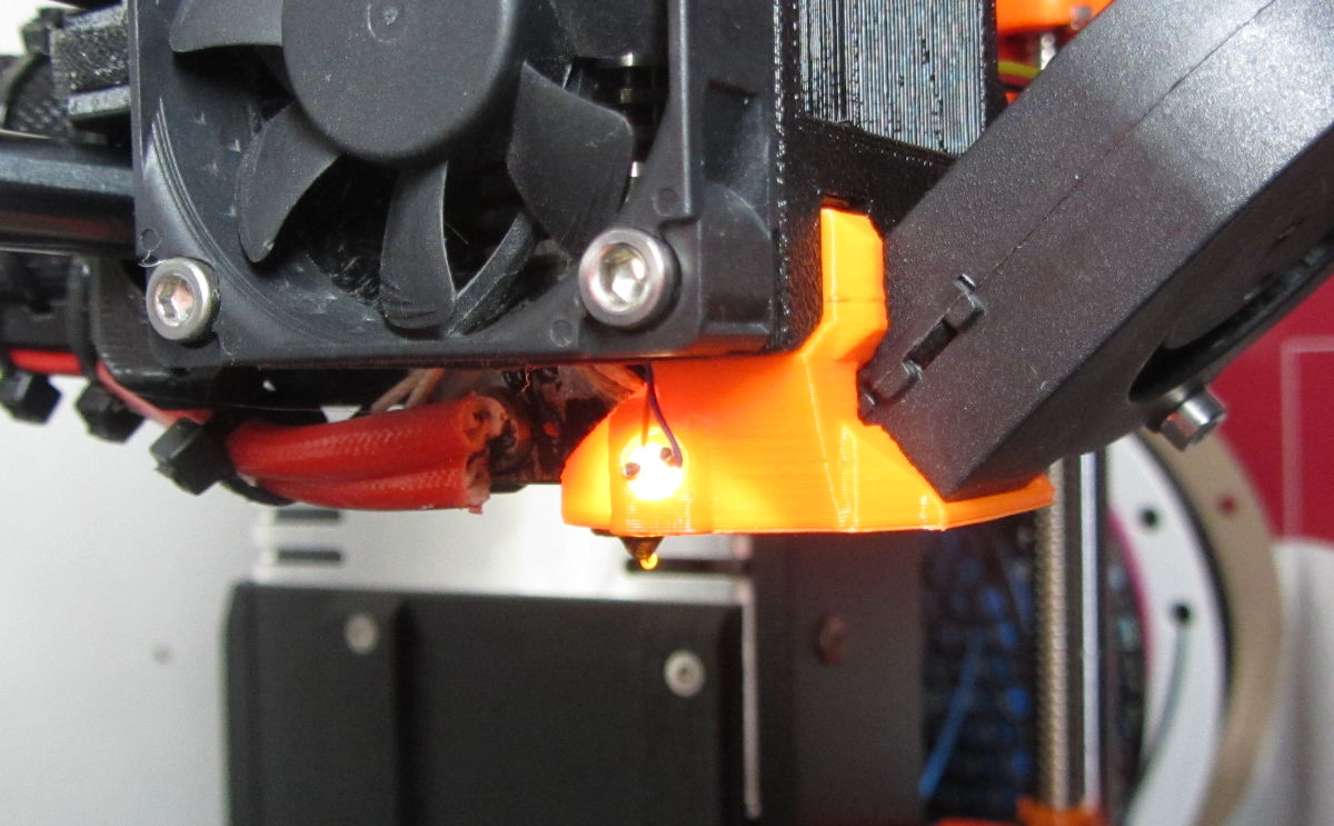 MK3S+ fan shroud with illumination by fjkraan | Download free STL model ...