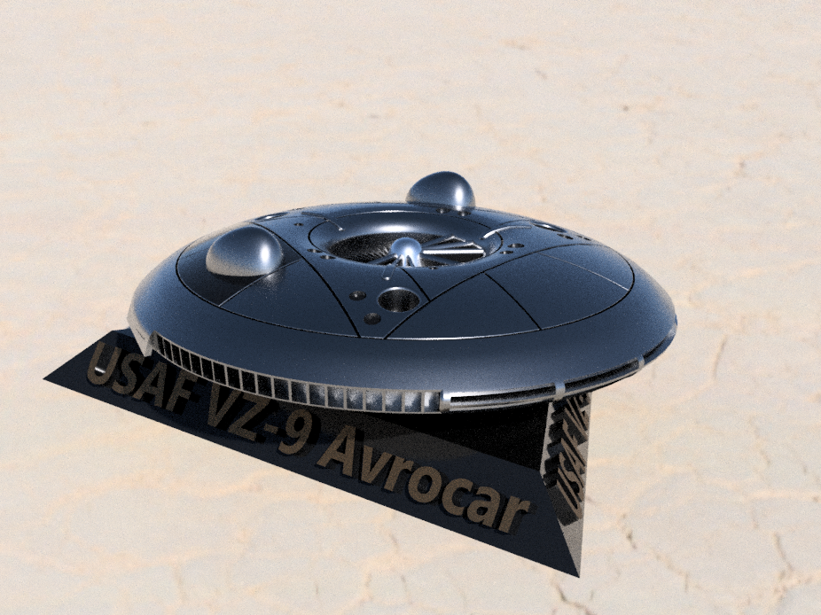 VZ-9 Avro Avrocar by rsfuhrer | Download free STL model | Printables.com