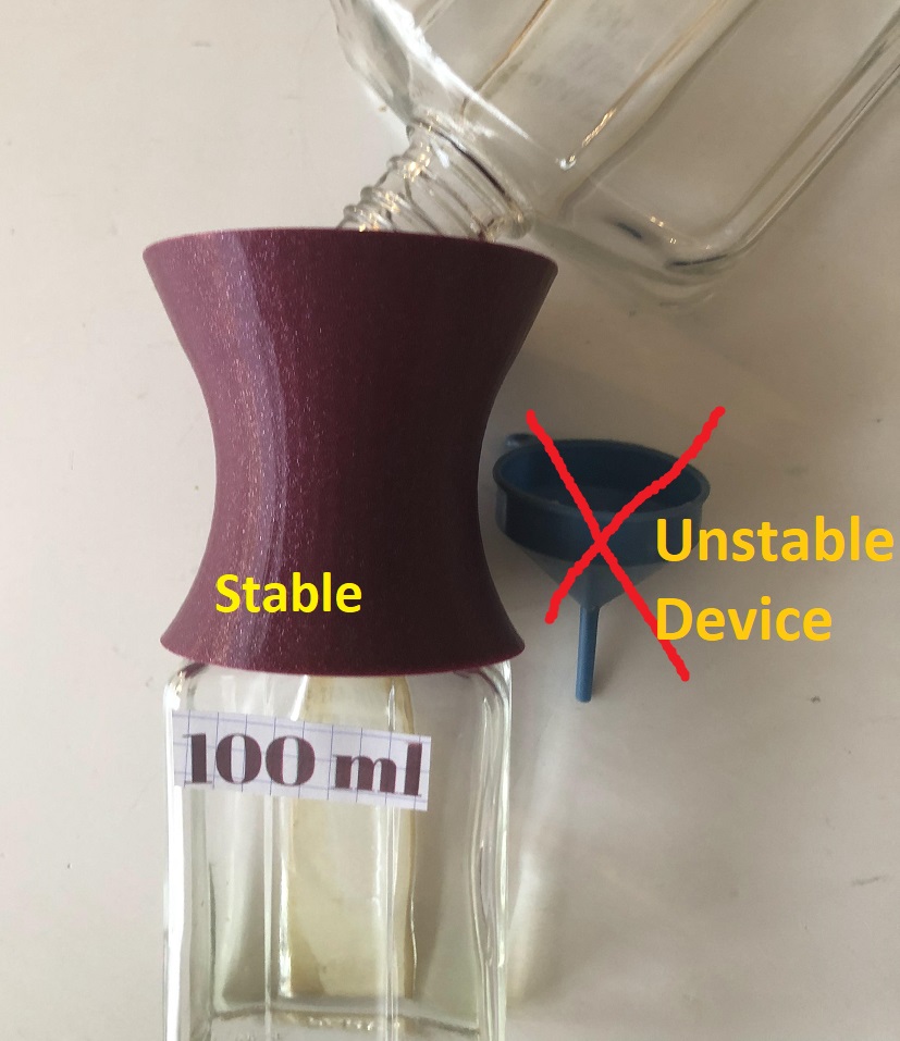 Entonnoir pour parfum /petit flacon . Funnel for small bottles like ...