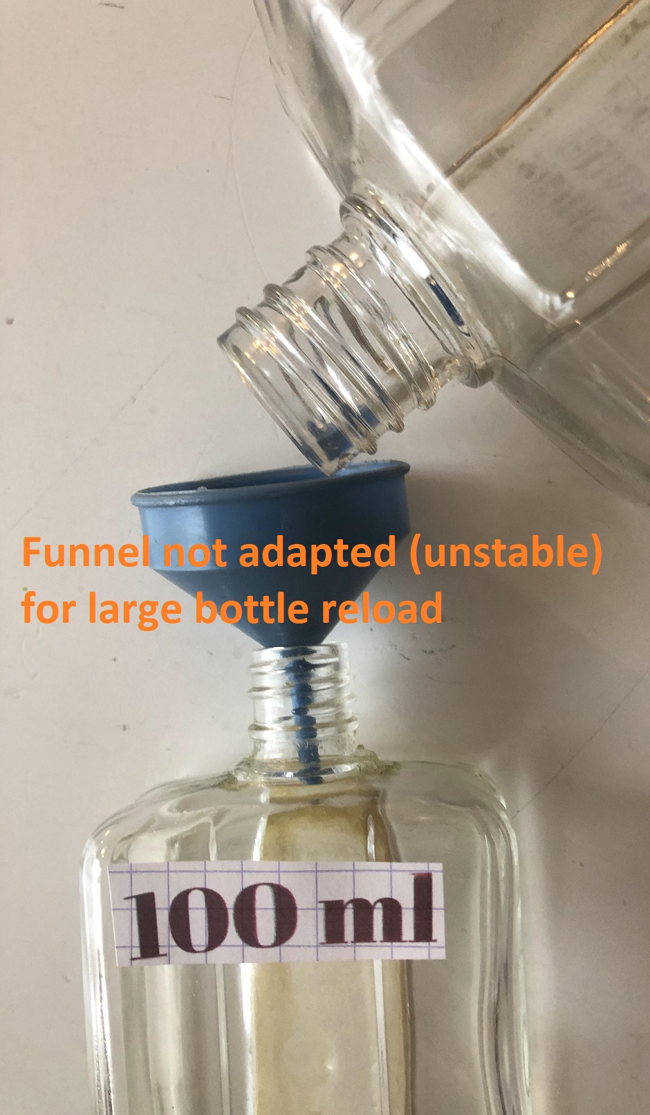 Entonnoir pour parfum /petit flacon . Funnel for small bottles like ...