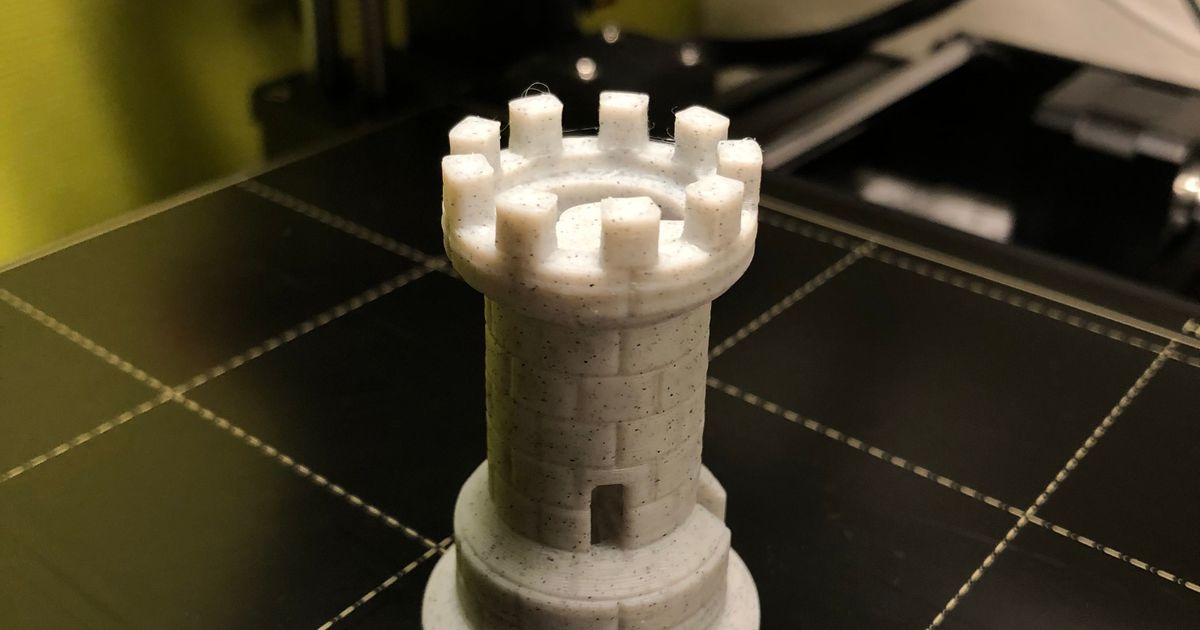 The rook test piece por derzoelli | Descargar modelo STL gratuito ...