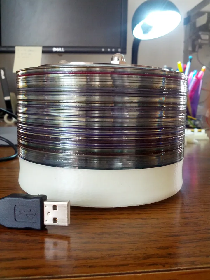 Touch Activated CD Lamp by onus | Download free STL model | Printables.com
