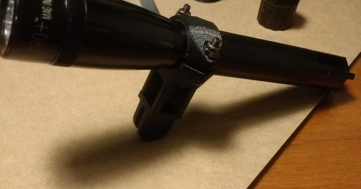 Mini Maglite Gopro Mount by Spock | Download free STL model ...