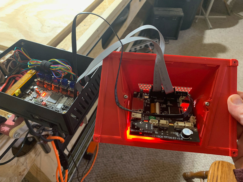 SKR Pro v1.2 and TFT E3 v3.0 Case (remix) (threaded inserts) by Doug ...