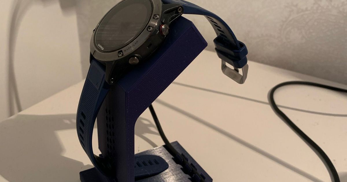 Garmin watch stand by Df24 | Download free STL model | Printables.com
