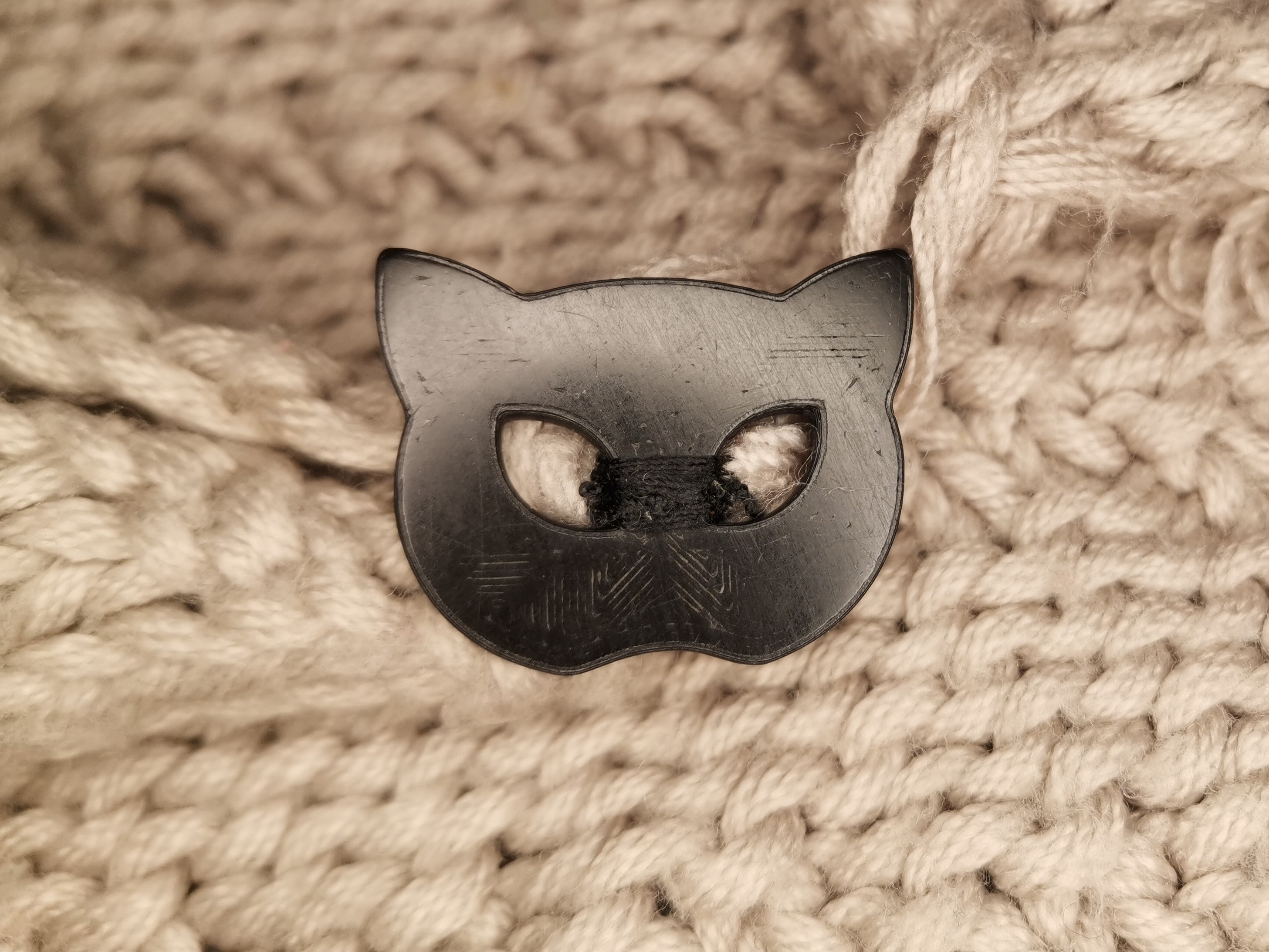 Cat Button 🐱 by Edward | Download free STL model | Printables.com