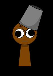 brud from sprunki +removable bucket hat by river | Download free STL ...