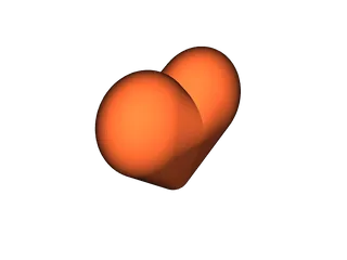 Better Heart parametric openSCAD Love Symbol by usertogo | Download ...