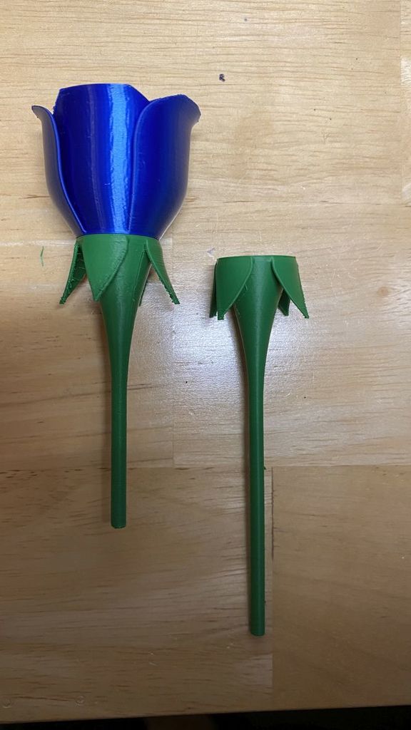 Rose with Long Stem by FoxMckraut | Download free STL model ...