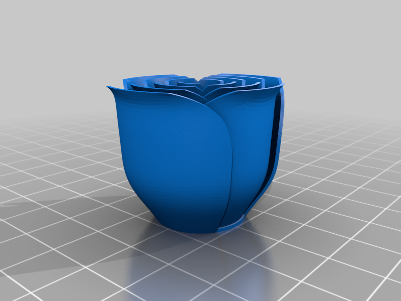 Rose with Long Stem by FoxMckraut | Download free STL model ...