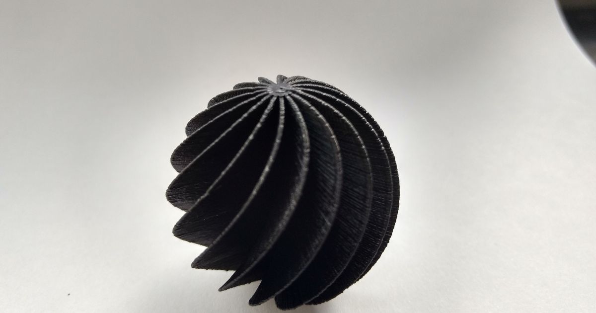 Twisted Sphere by Kalix | Download free STL model | Printables.com