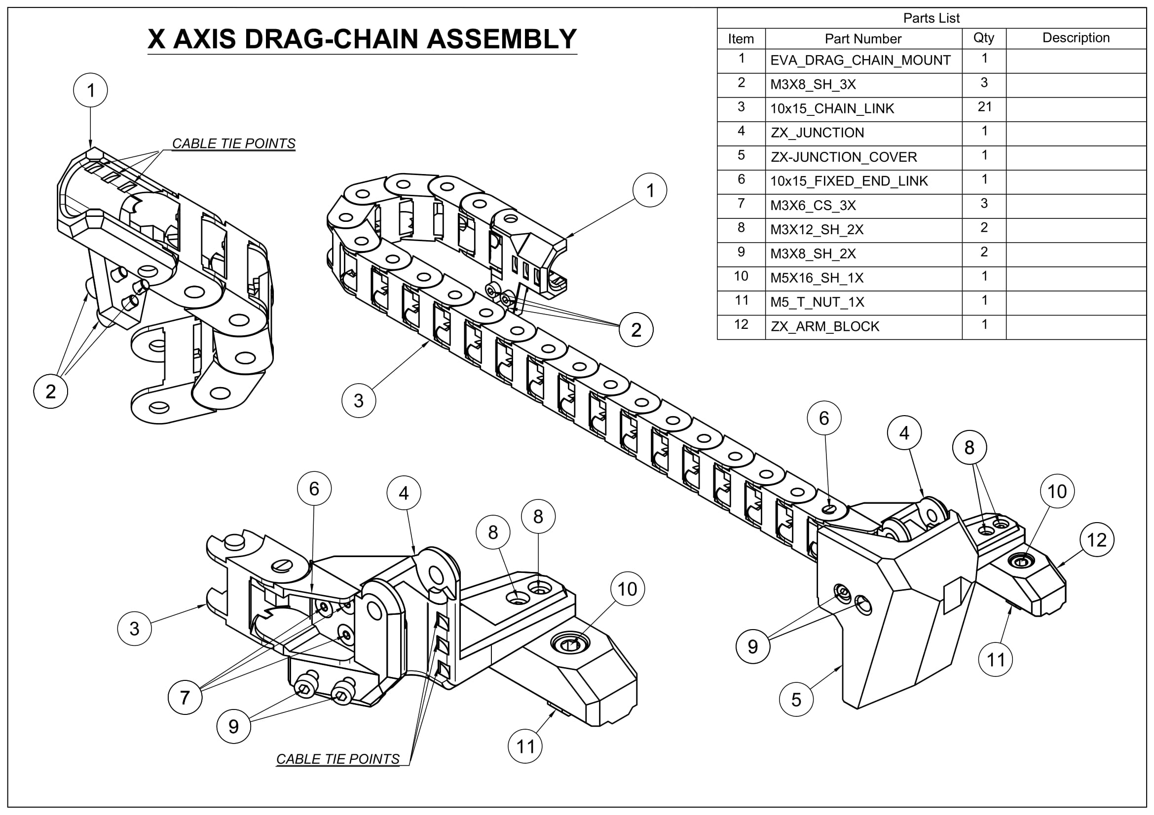 RatRig V-Minion X-Axis Drag-Chain Assembly by Squirrelbrain | Download ...