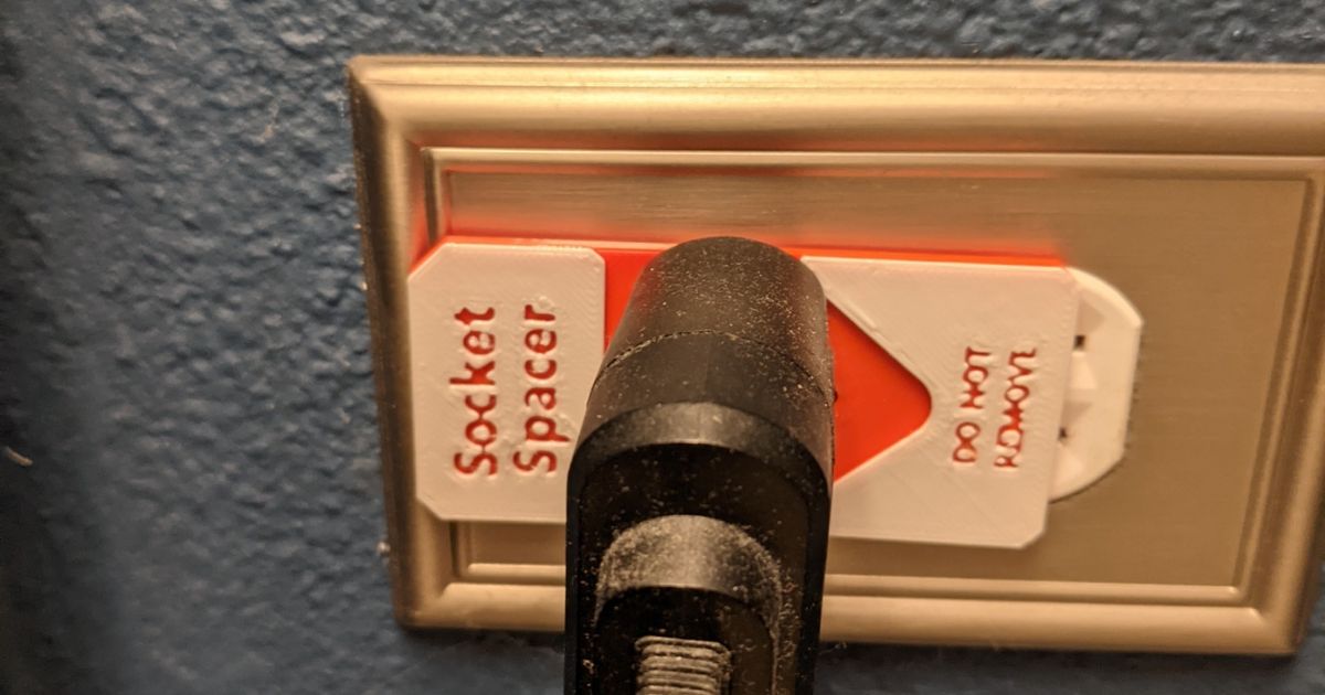 Socket Spacer - Don't Share the Socket! by Dan Rogers | Download free ...