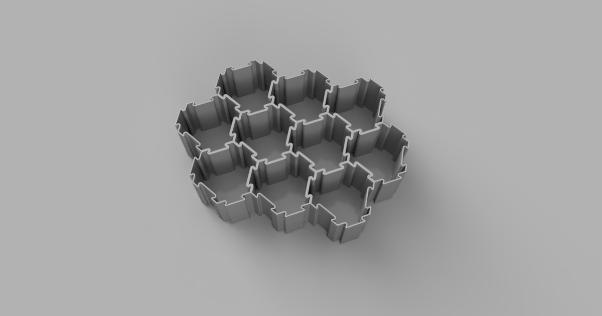 Hexastorage by Asraff Amzani | Download free STL model | Printables.com
