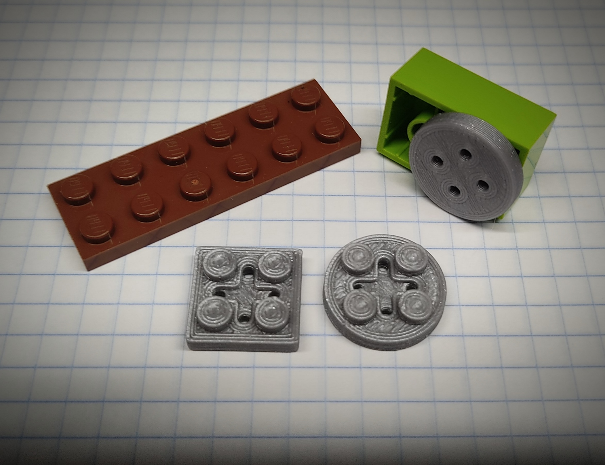 Lego Buttons By Juancallon Download Free Stl Model