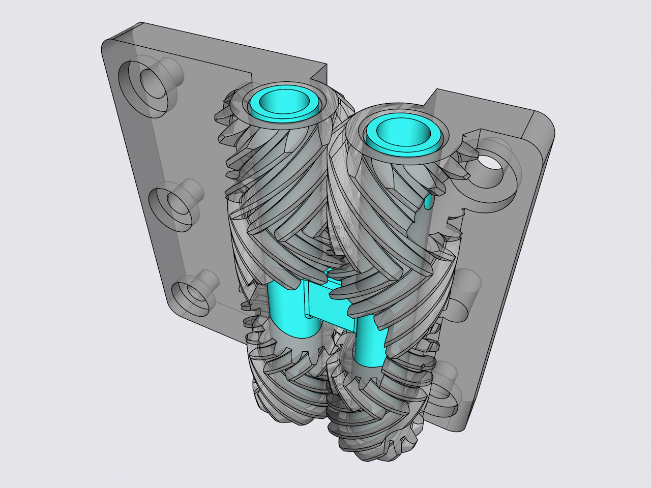 Remixed Print In Place Geared Hinge V2 By Reify 3d Download Free Stl Model 
