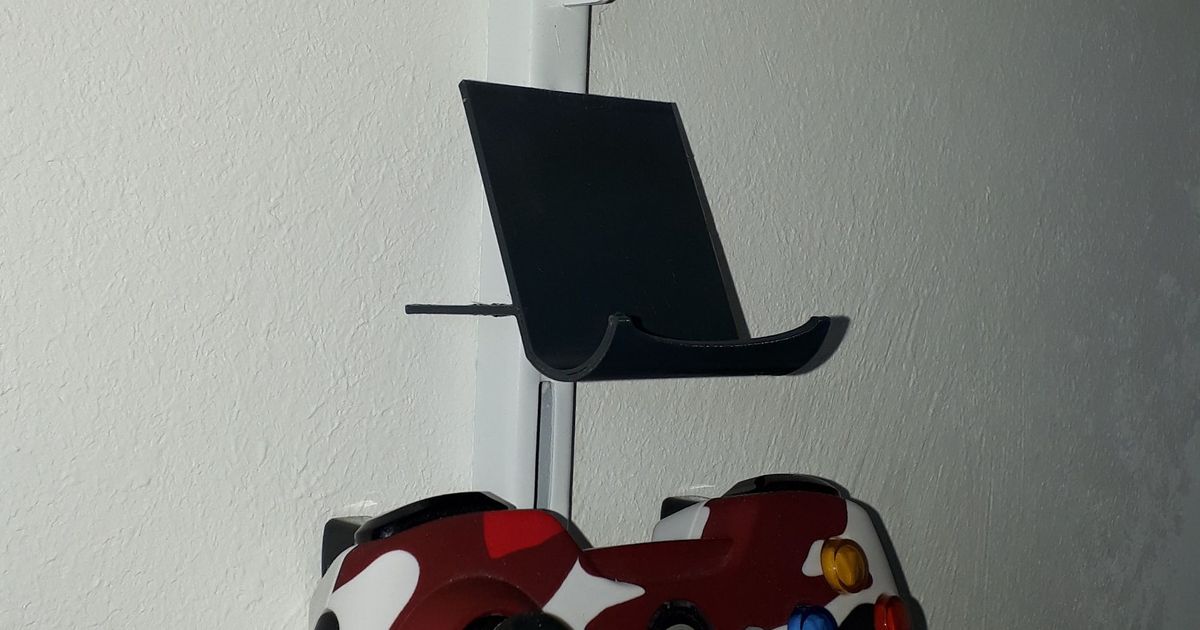 Shelve Hanger for XBox controller clone by mardifel | Download free STL ...