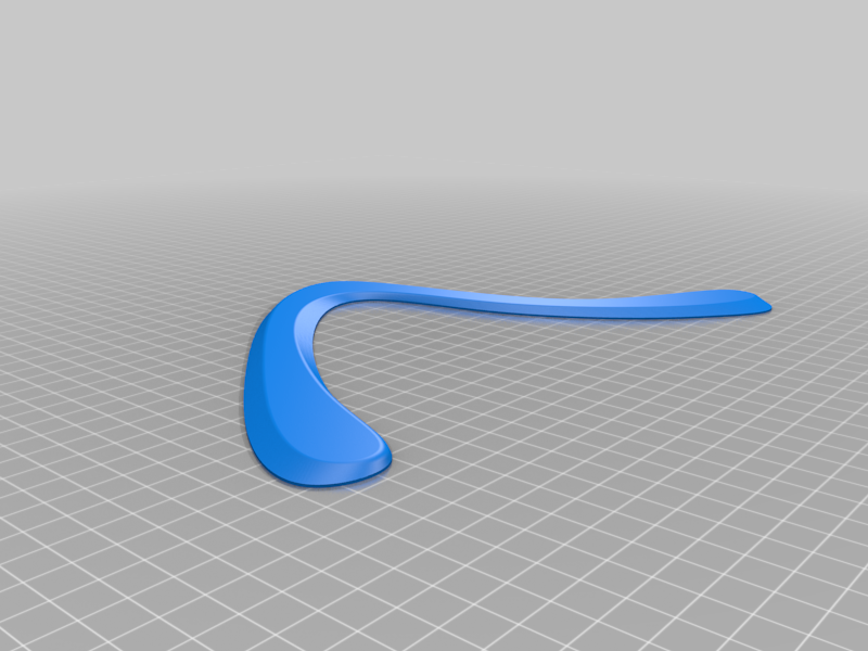 Question Mark Hook Boomerang by Lapjoint | Download free STL model ...