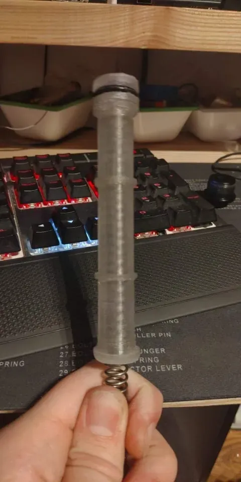 Airsoft spring rifle piston by CrazyCote | Download free STL model ...