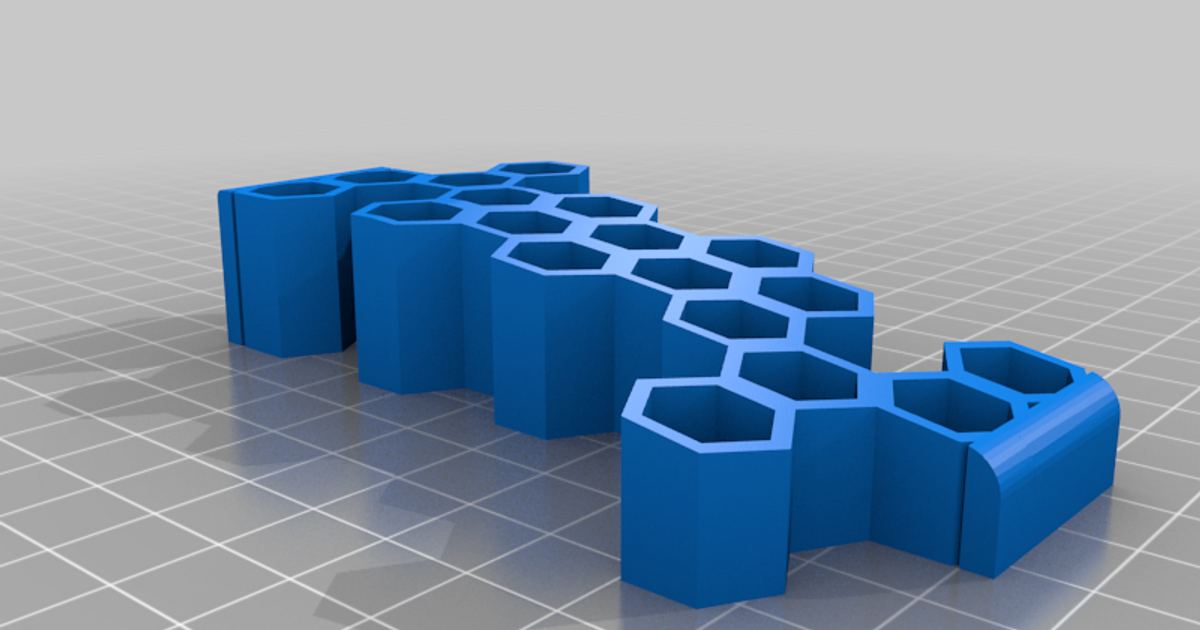 Keyboard Wrist Rest (Middle part for full size) - Hexagon Pattern by ...