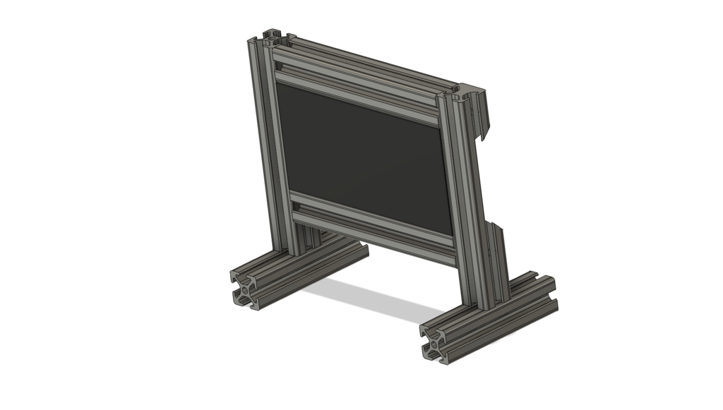 A Mount for an 64x32 RGB LED panel with an Adafruit MattixPortal by ...