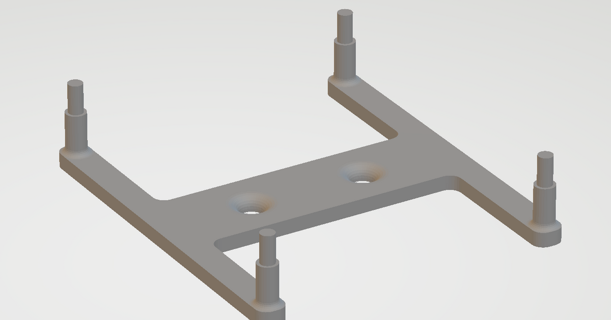 Raspberry pi bracket by Vojtěch Čoupek | Download free STL model ...