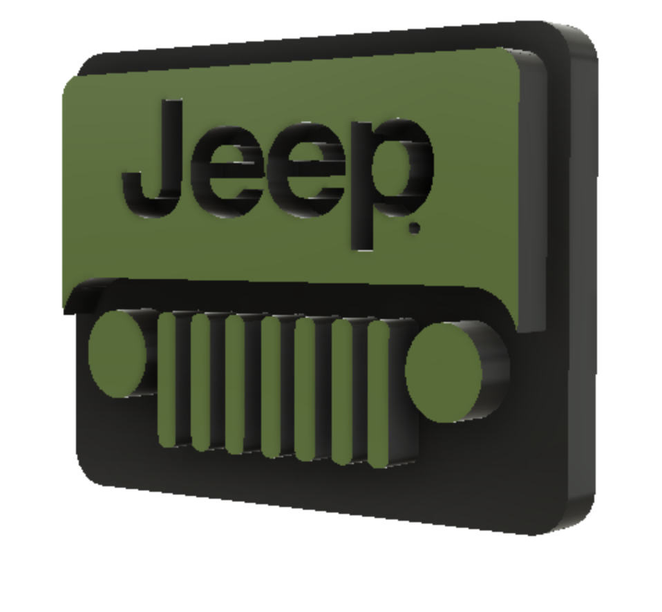 Jeep Logo Shank Button by Tom Anderson (The Real NEO) | Download free ...