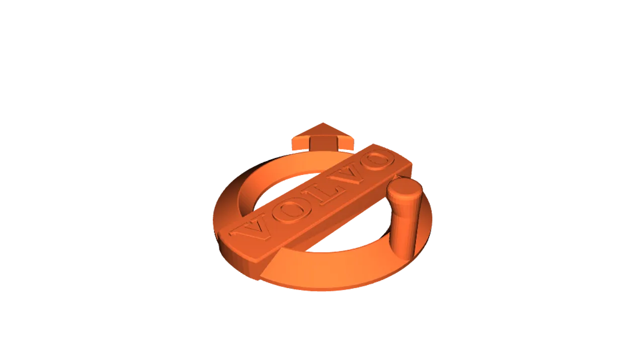 Volvo keys hook by Darek | Download free STL model | Printables.com