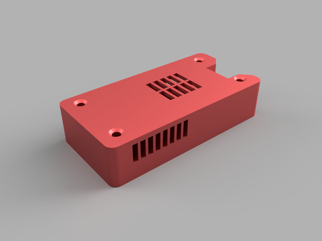 Wall mountable Raspberry pi zero/zero 2 case with space for 8mm ...